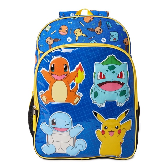 Pokemon | Accessories | Nwt Pokmon Backpack 7 Blue Featuring Pikachu ...